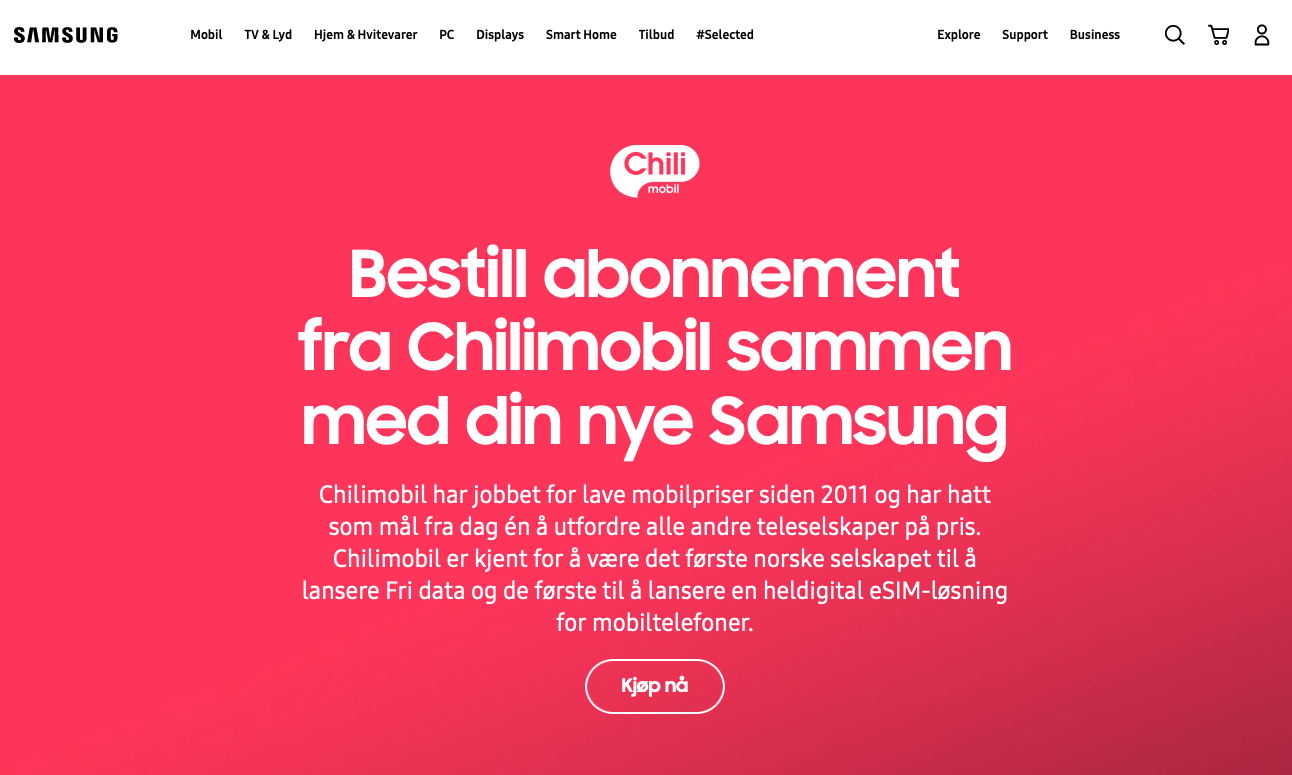 Samsung X Chilimobil | Chilimobil